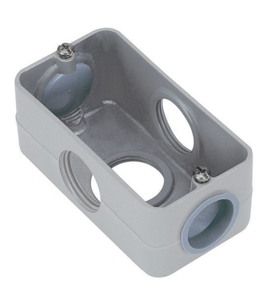 Condulete IP54 Alumínio Multiplo xpw 1" Com Rosca BSP Sem Tampa Sem ...