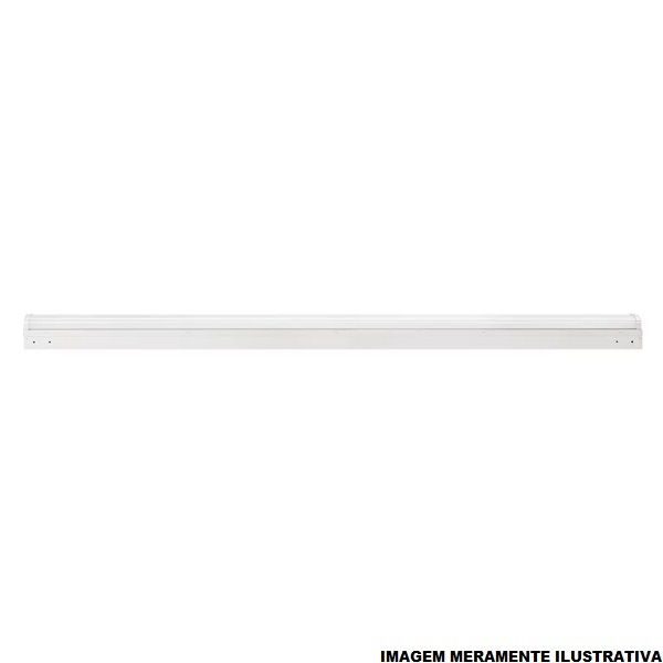 Luminária Comercial LED Sobrepor Linear Ultraled Value 55W Alumínio ...